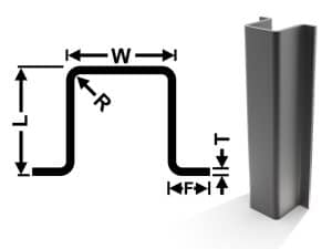 Hat Sections | Custom Roll Formed Parts | Roller Die + Forming