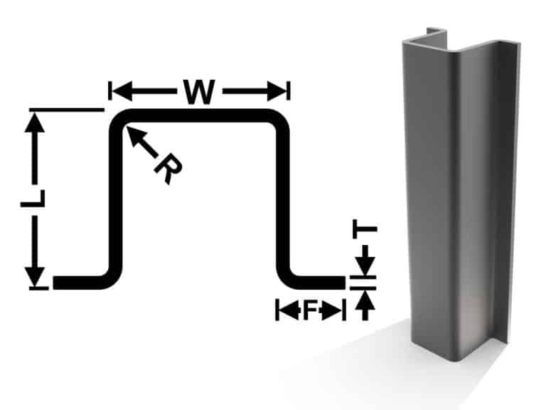 Hat Sections | Custom Roll Formed Parts | Roller Die + Forming
